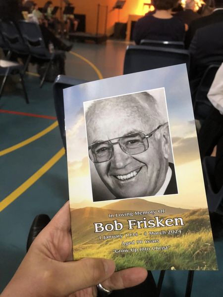 In honour of Rev. Dr. Bob Frisken – KCCS