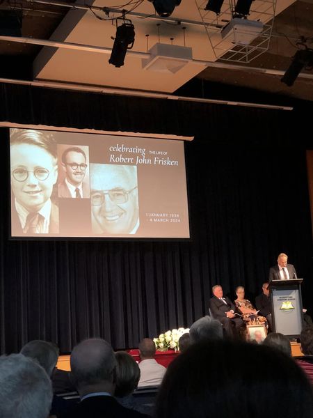 In honour of Rev. Dr. Bob Frisken – KCCS