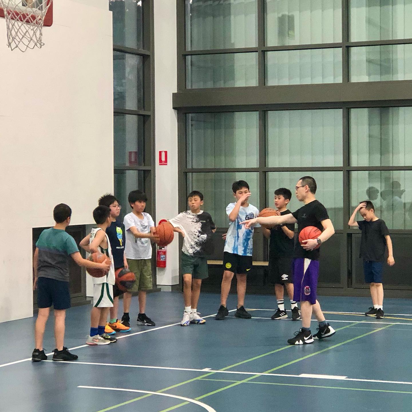 KCCS Primary Boys Basketball Team First Practice - KCCS